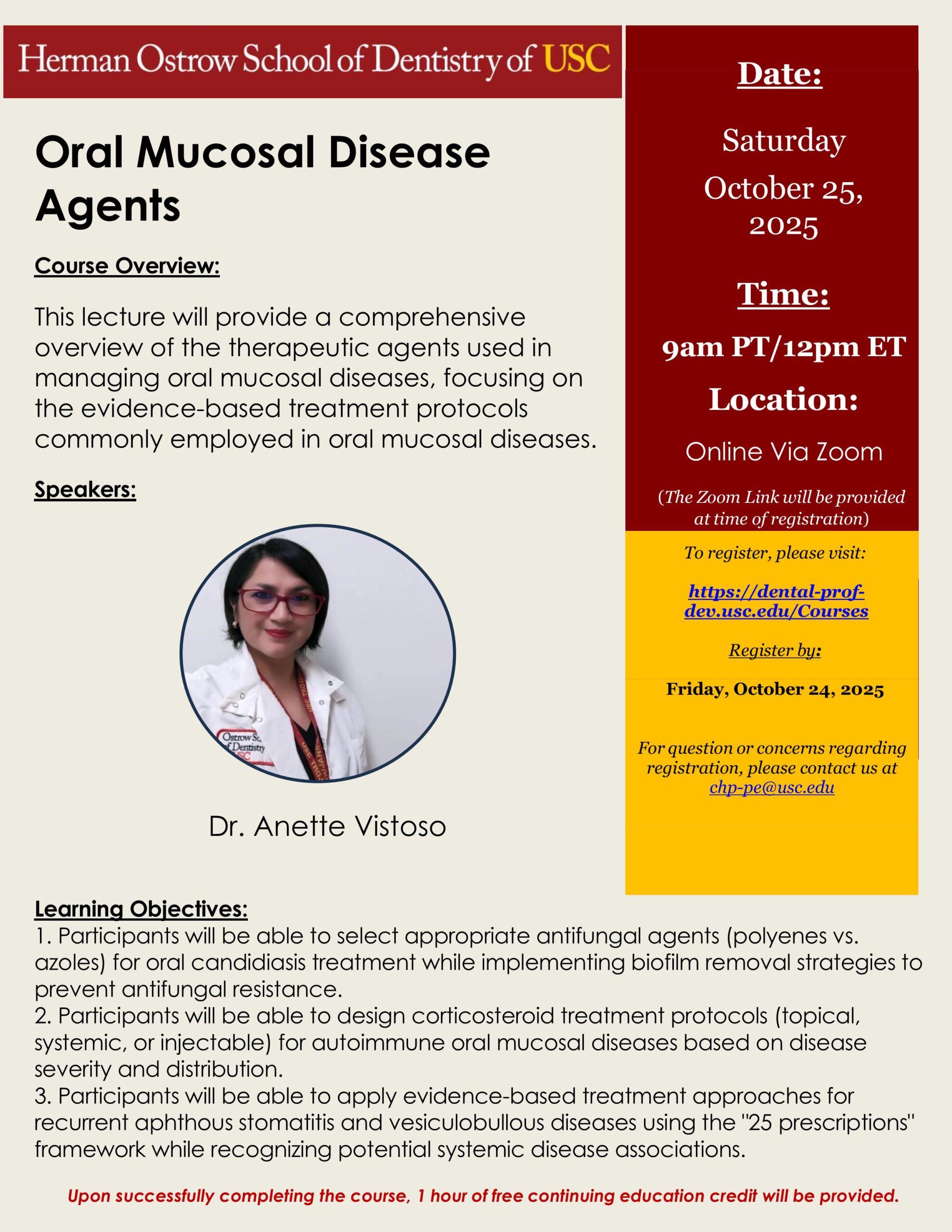 American Academy of Oral Medicine Conference - Distance Learning and ...